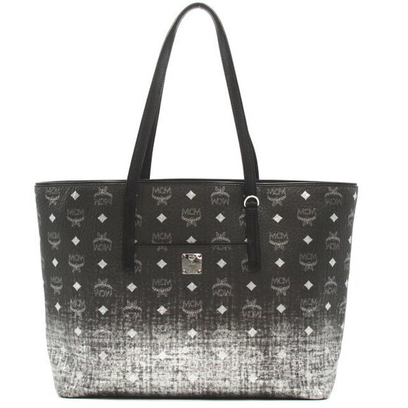 MCM | Bags | Mcm Tote Bag Leather Gray | Poshmark